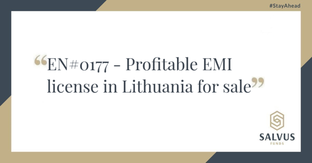 EN#0177 – Profitable EMI license in Lithuania available for sale ...