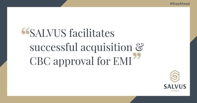 SALVUS facilitates successful acquisition and CBC approval for EMI ...