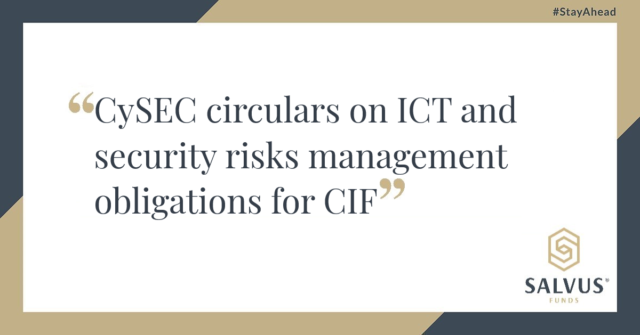 CySEC Circulars C571 & C609 on ICT and security risks management ...